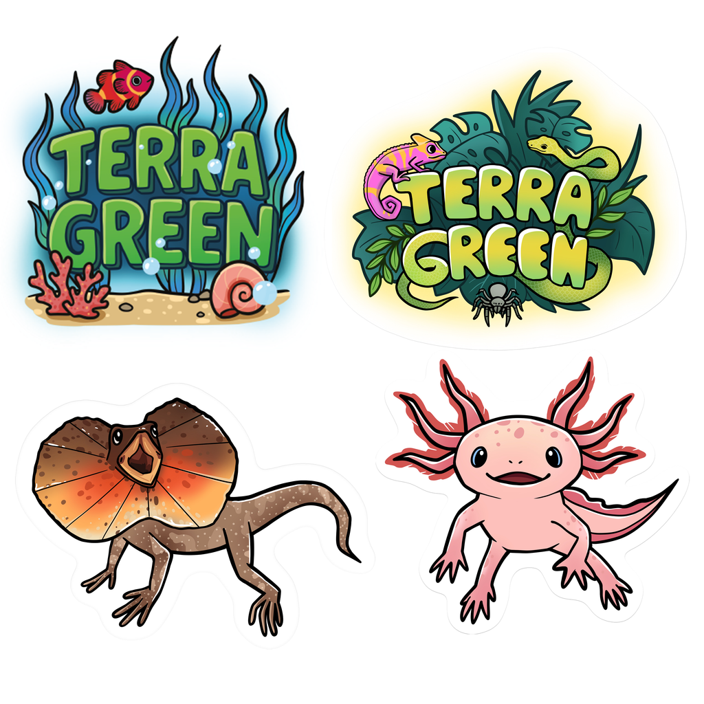 Terra Green Essentials Sticker Pack