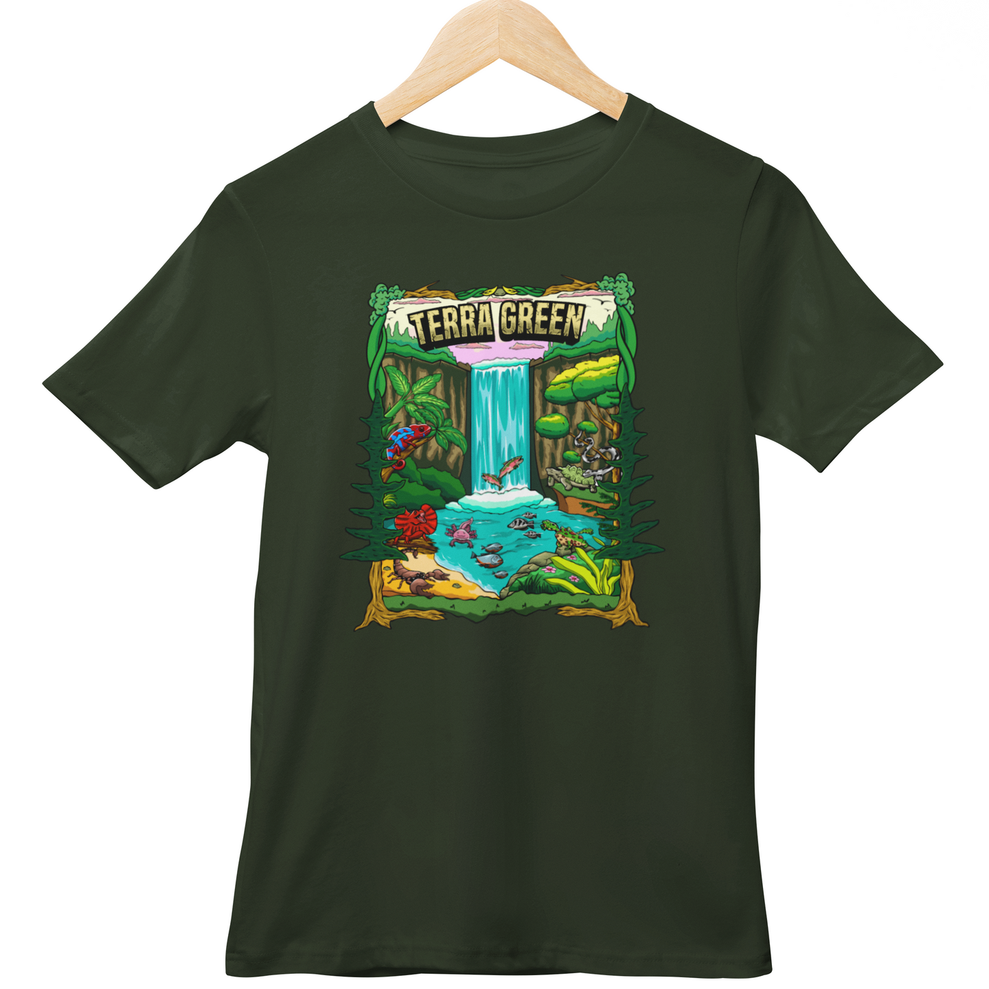 Jungle T-Shirt – Terra Green
